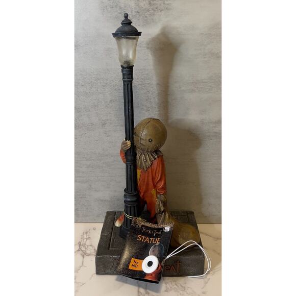 Holiday | Trick R Treat Sam Light Up Lamp Post Statue Spirit Halloween ...